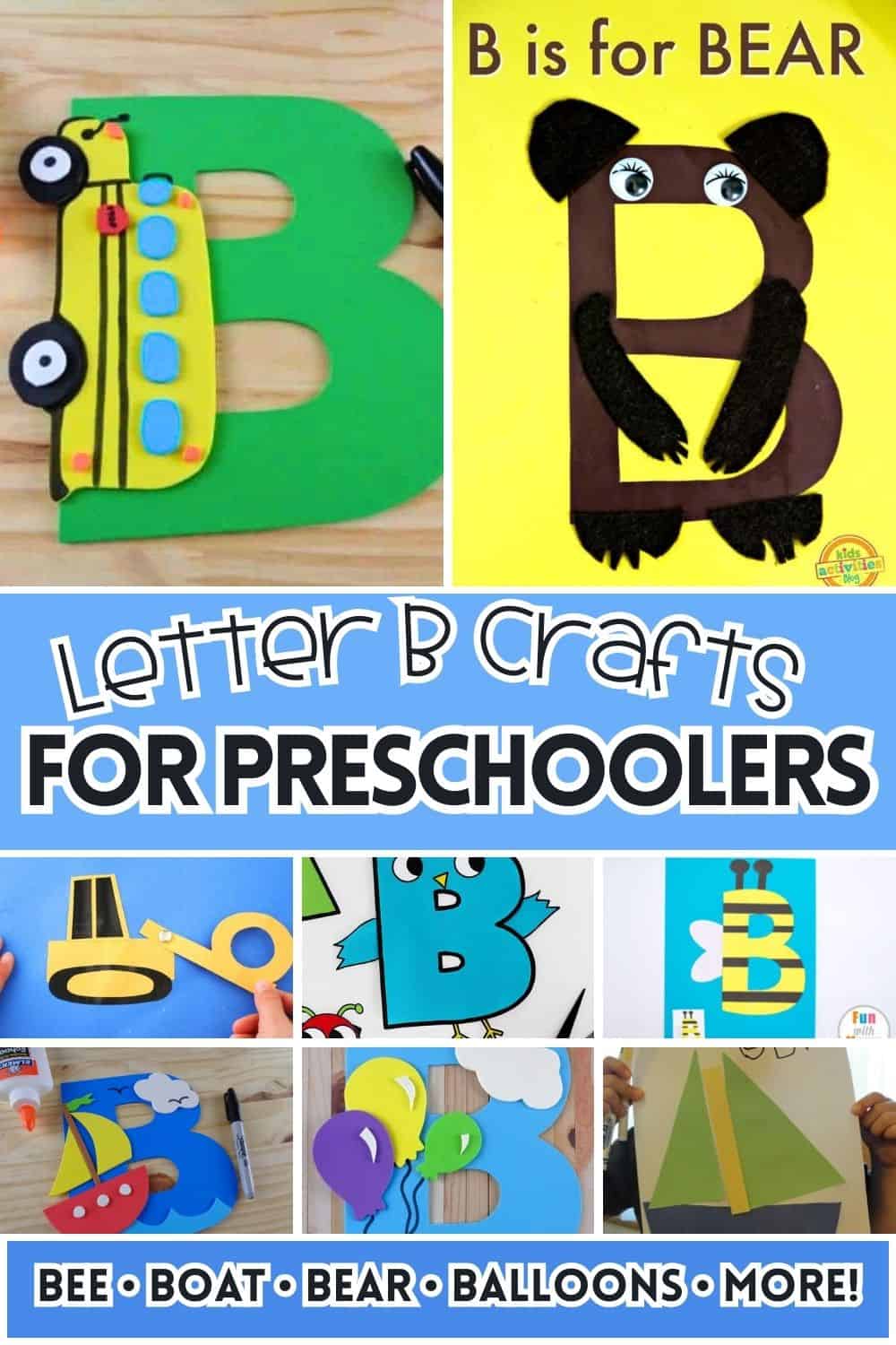 Letter B Crafts for Preschoolers (Easy & Fun)