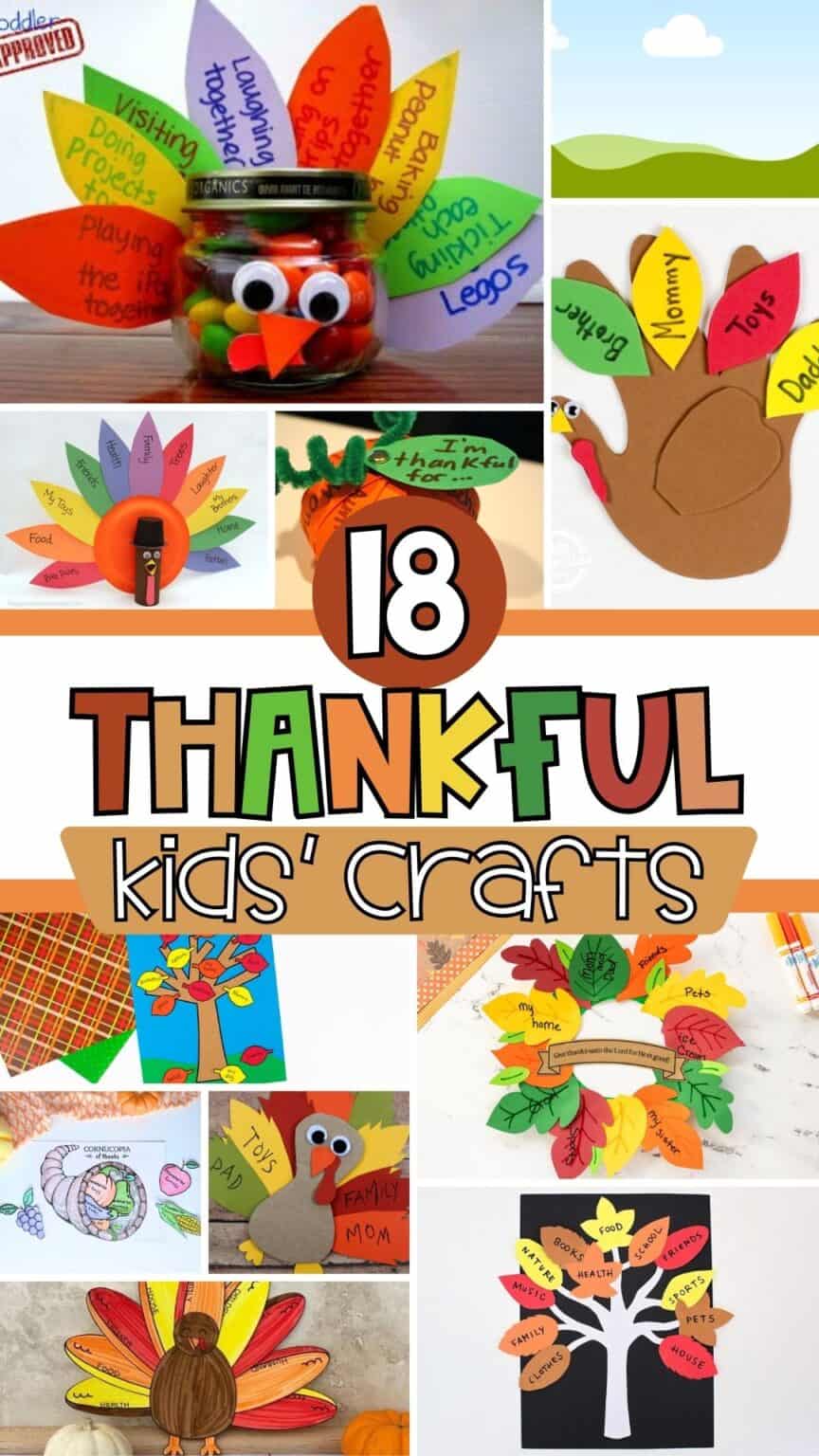 18 Thankful Crafts for Preschoolers to Celebrate Gratitude This Fall