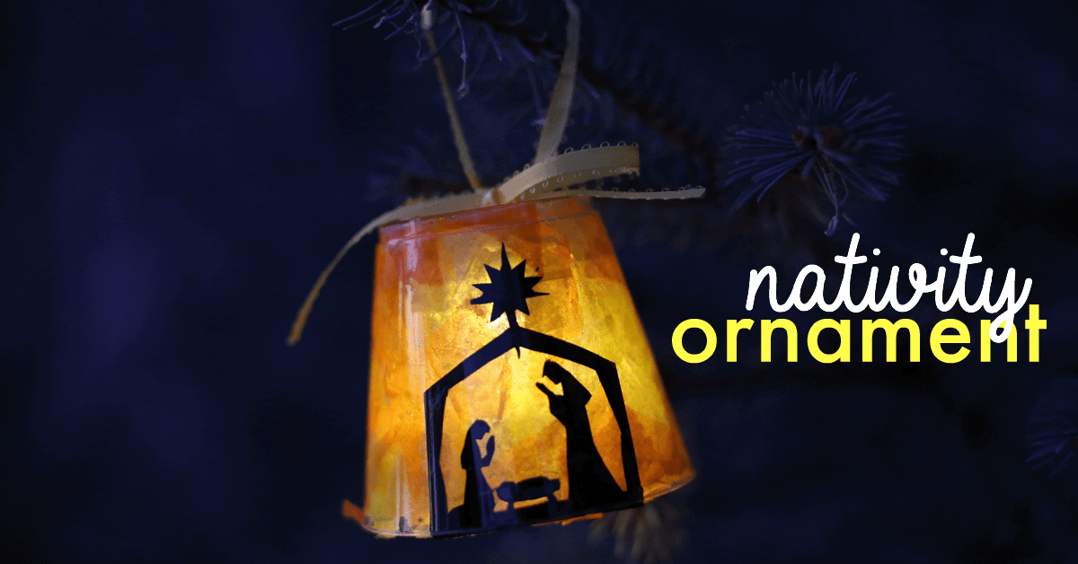 Nativity Christmas Ornaments Kids Can Make This Year