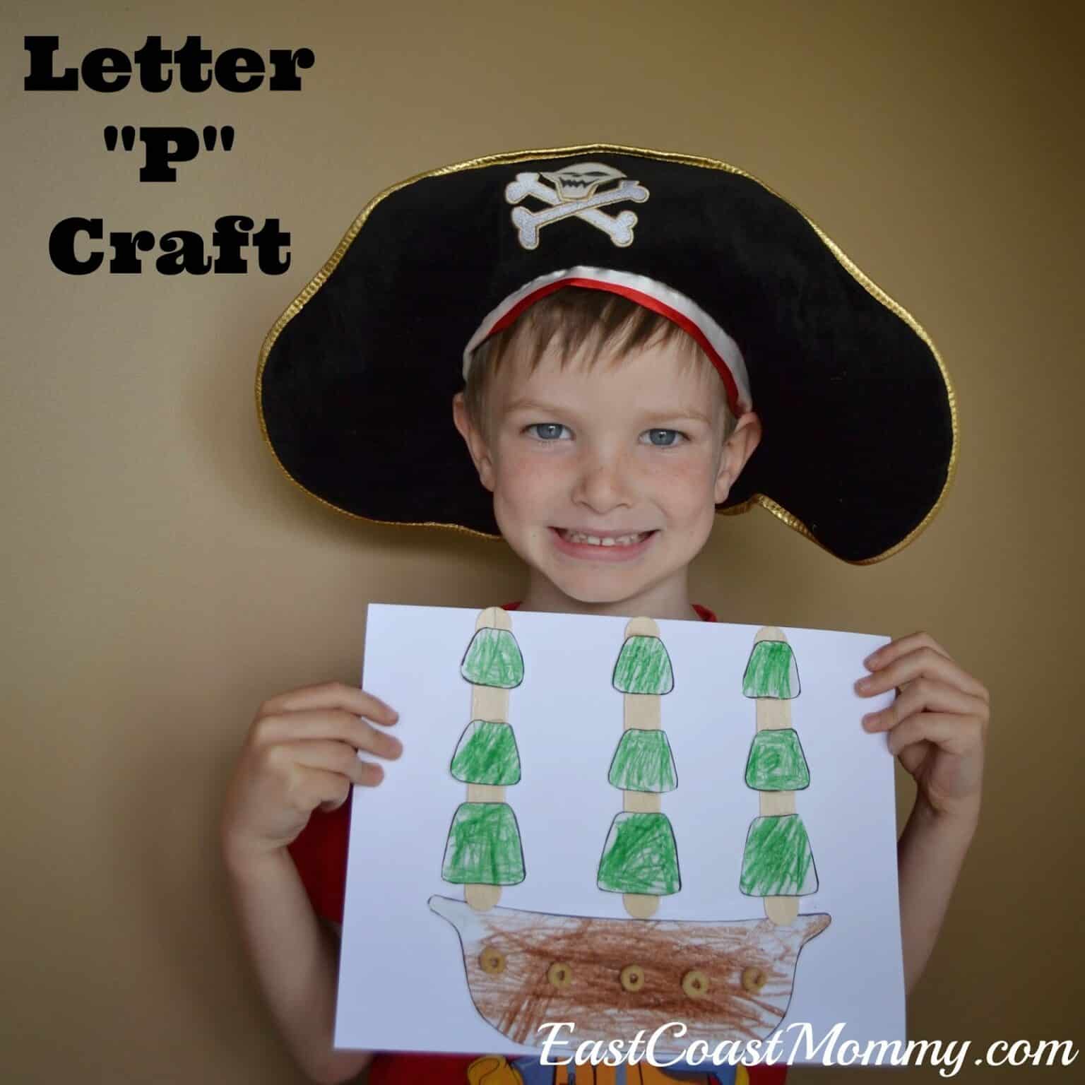Letter P Crafts for Preschoolers