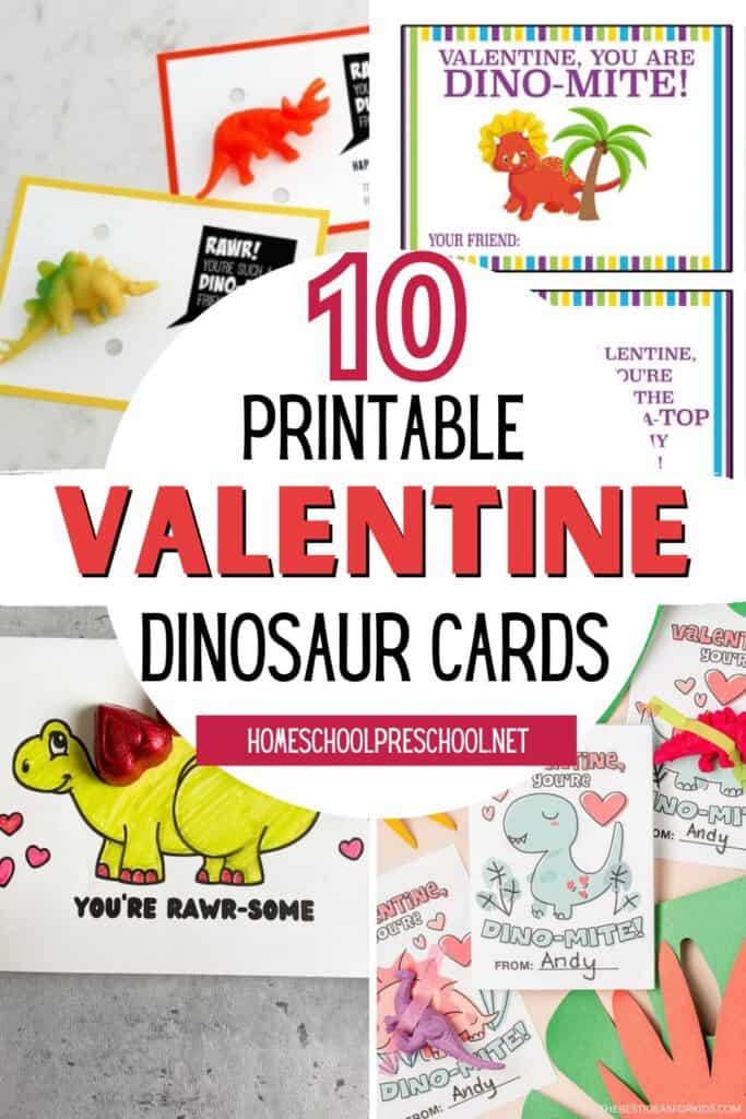 Dinosaur Valentines Printable