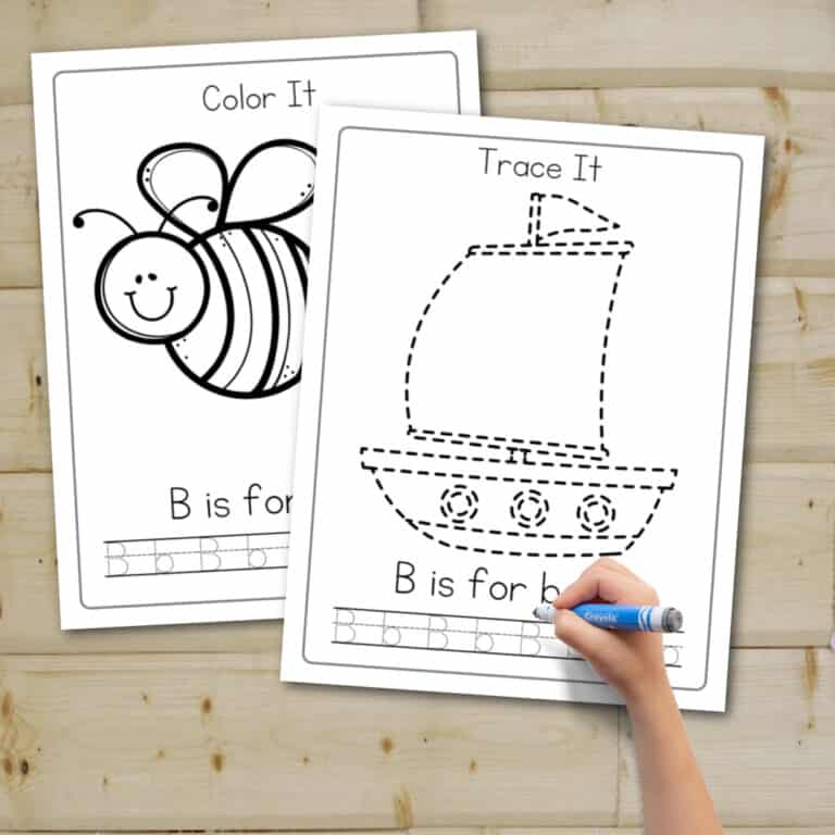 Free Printable Letter B Worksheets | Letter of the Week