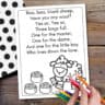 Fun New Baa Baa Black Sheep Worksheet for Preschoolers