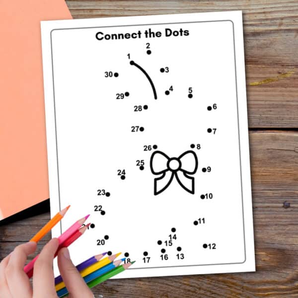 Free Printable Easter Dot to Dot Worksheets