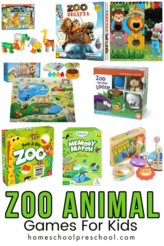 Zoo Animals Games | Homeschool Preschool