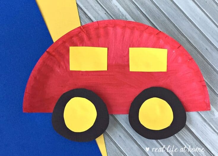 25 Terrific Preschool Transportation Crafts