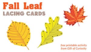 Printable Autumn Leaves Activities for Toddlers and Preschoolers
