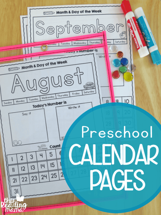 20 Calendar Time Activities For Kindergarten And Preschool 20 Calendar Time Activities For Kindergarten And Preschool