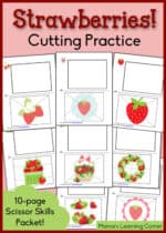 22 Strawberry Printable Worksheets for Preschoolers