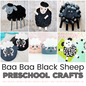 Baa Baa Black Sheep Crafts | Homeschool Preschool