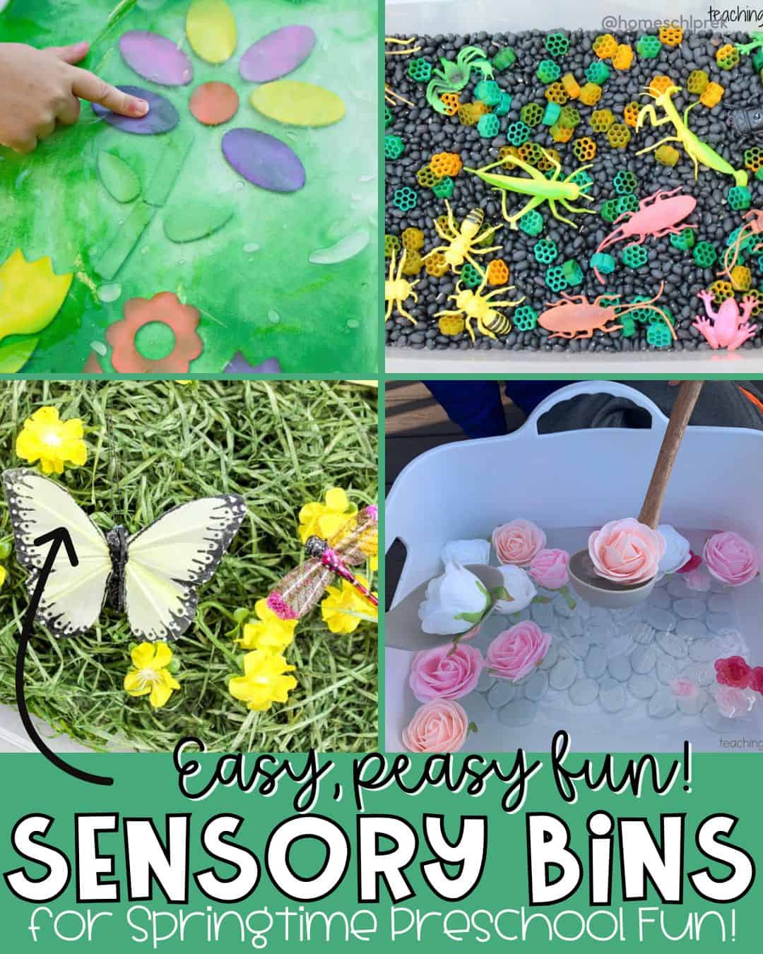 Spring Sensory Bins That Actually Get Used