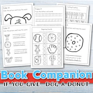 Enjoy Storytime Fun with If You Give a Dog a Donut Free Printables