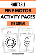 Summer Fine Motor Printables to Enhance Hand-Eye Coordination