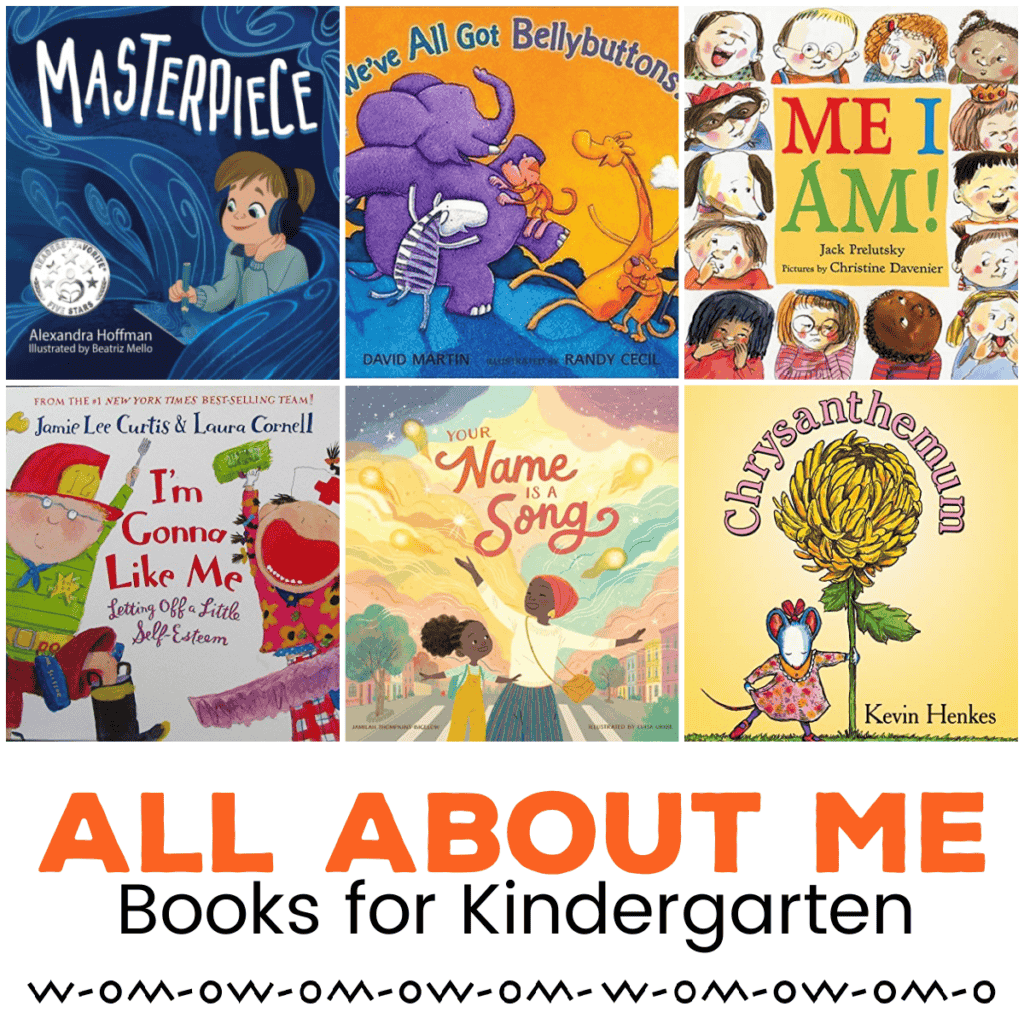 All About Me Books for Kindergarten