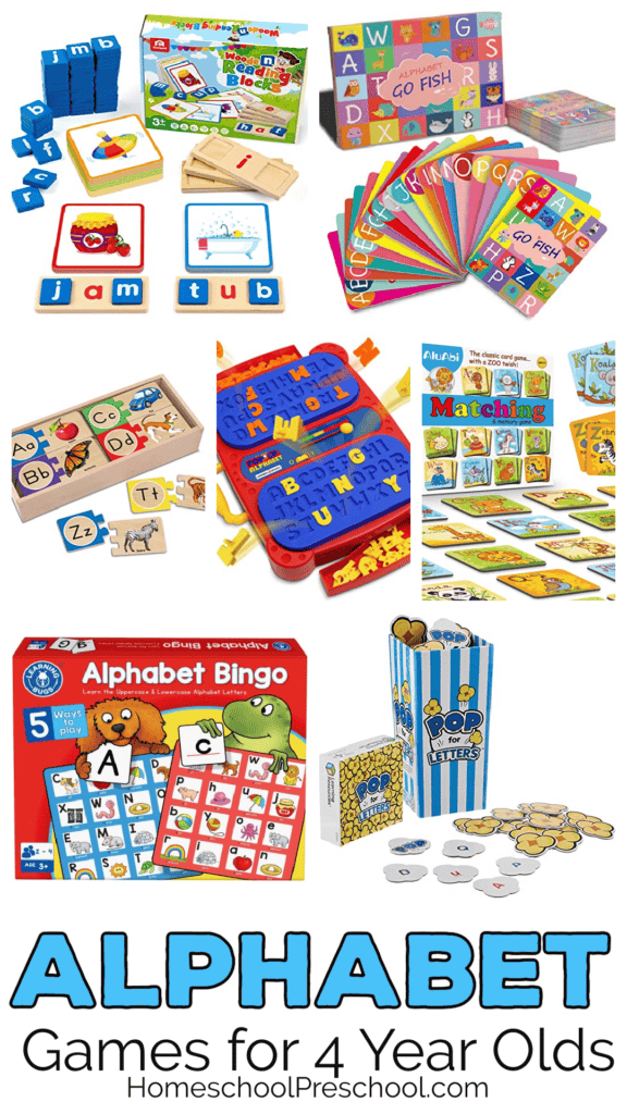 Engaging Alphabet Games for 4 Year Olds