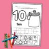 Candy-Themed Tracing Numbers Worksheets