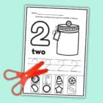 Candy-Themed Tracing Numbers Worksheets