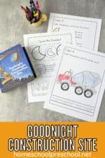 Goodnight Goodnight Construction Site Activities