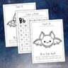 Free B is for Bats Printable for Preschoolers