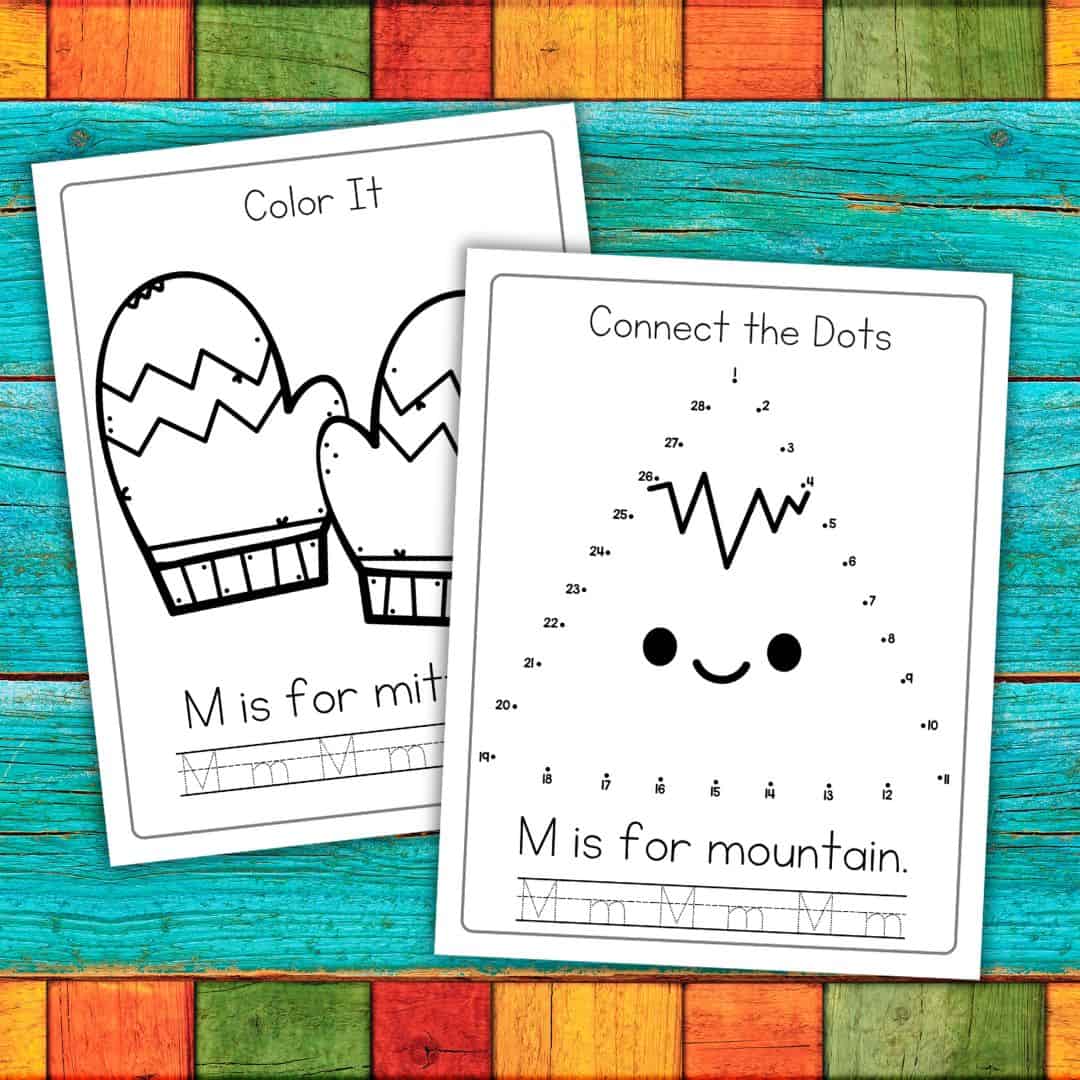 Free Printable Letter M Worksheets for Preschoolers