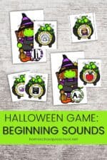 Witches Brew Preschool Activity | Beginning Sounds Game
