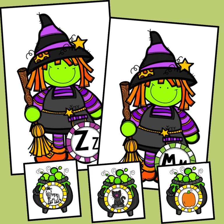 Witches Brew Preschool Activity | Beginning Sounds Game