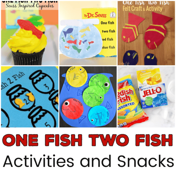 One Fish Two Fish Activities and Snacks for Preschoolers