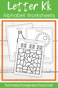 Free Printable Letter K Worksheets for Preschool and Kindergarten