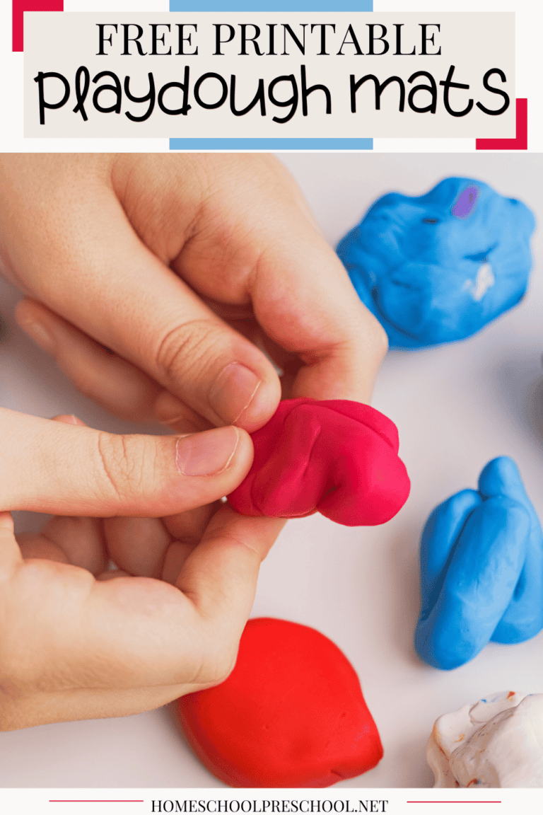 Fun and Educational Free Playdough Mats