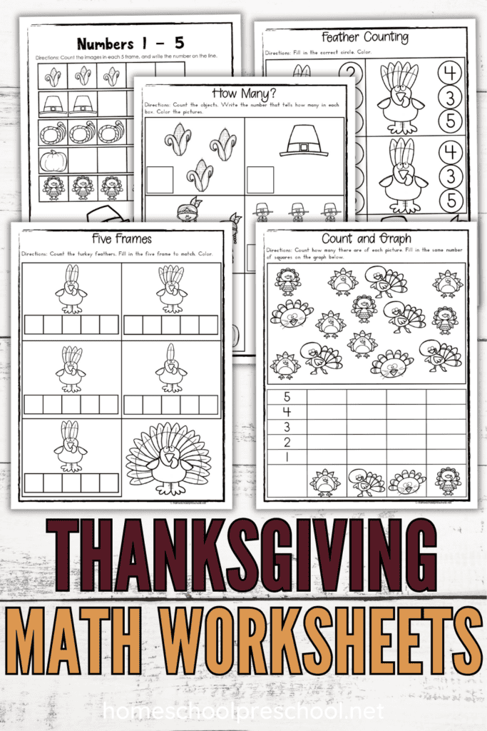 Get Our Free Printable Thanksgiving Worksheets Today!