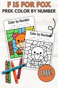 Engage with Fun Learning with Fox Color by Number Sheets