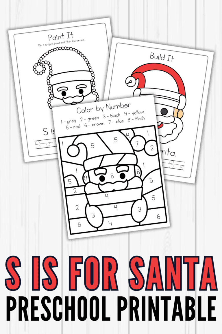 Boost Kids' Learning with Our Engaging Santa Printable