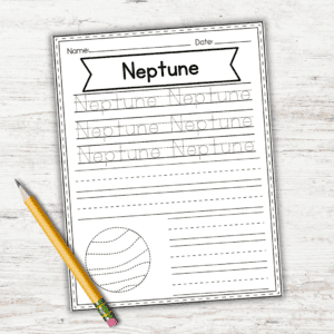 Free Printable Tracing Worksheets | Planet Trace and Write