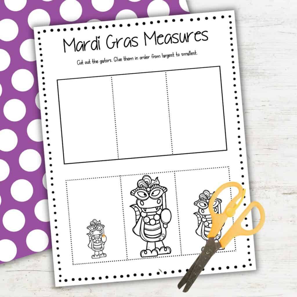 Mardi Gras Worksheets for Kids | Free Preschool Printables