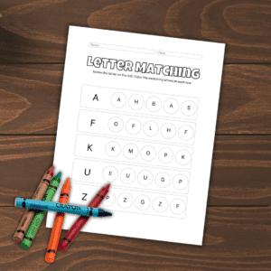Engaging Letter Recognition Worksheets for Preschoolers