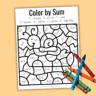 Engaging Math Learning with Color by Sum Worksheets