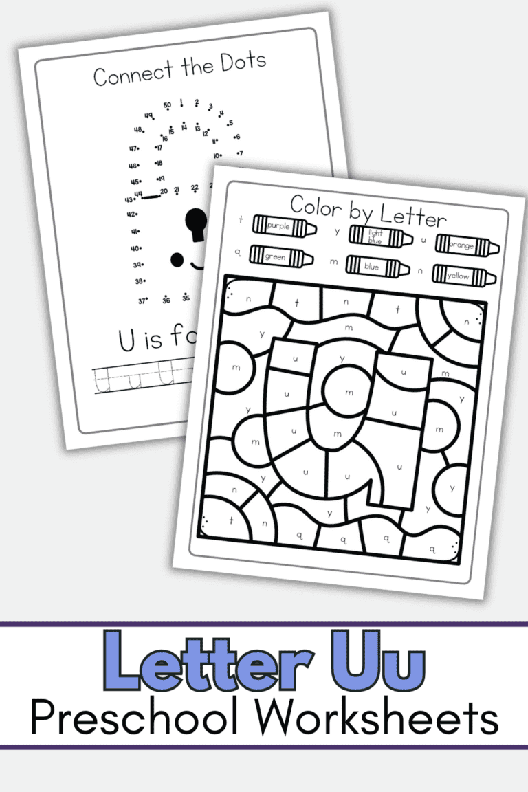 Fun & Interactive Letter U Worksheets for Preschoolers
