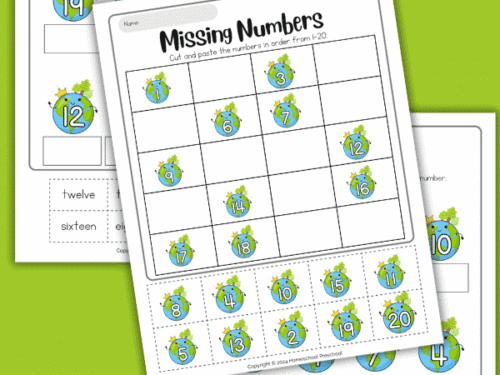 April Worksheets for Preschoolers (Spring & Easter Printables)