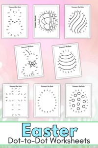 Free Printable Easter Dot to Dot Worksheets