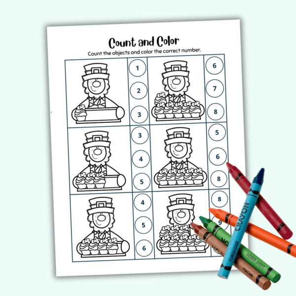 Counting with a Leprechaun: Math Fun for Kids