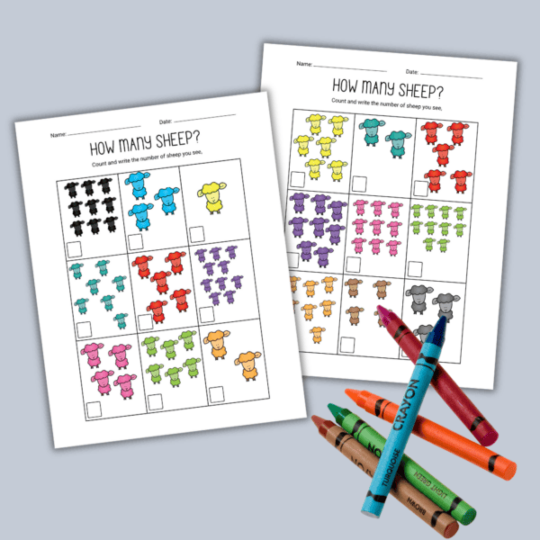 Free Counting Sheep Worksheet: Fun Learning!
