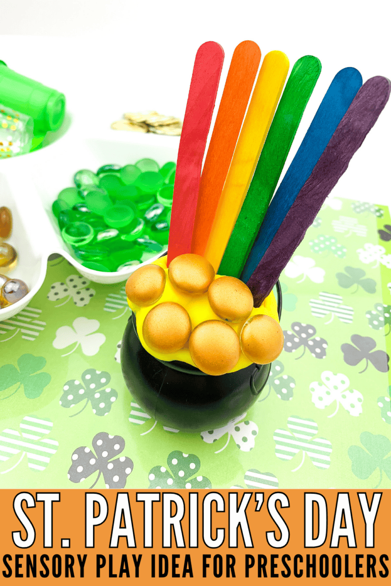 St Patricks Day Sensory Play for Preschoolers