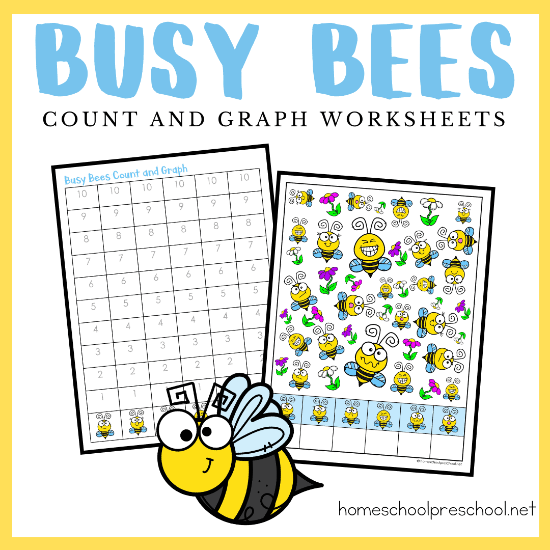 Bee Pattern Worksheets Download - Homeschool Preschool