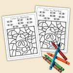 Fun Learning with Cow Color by Number Worksheets