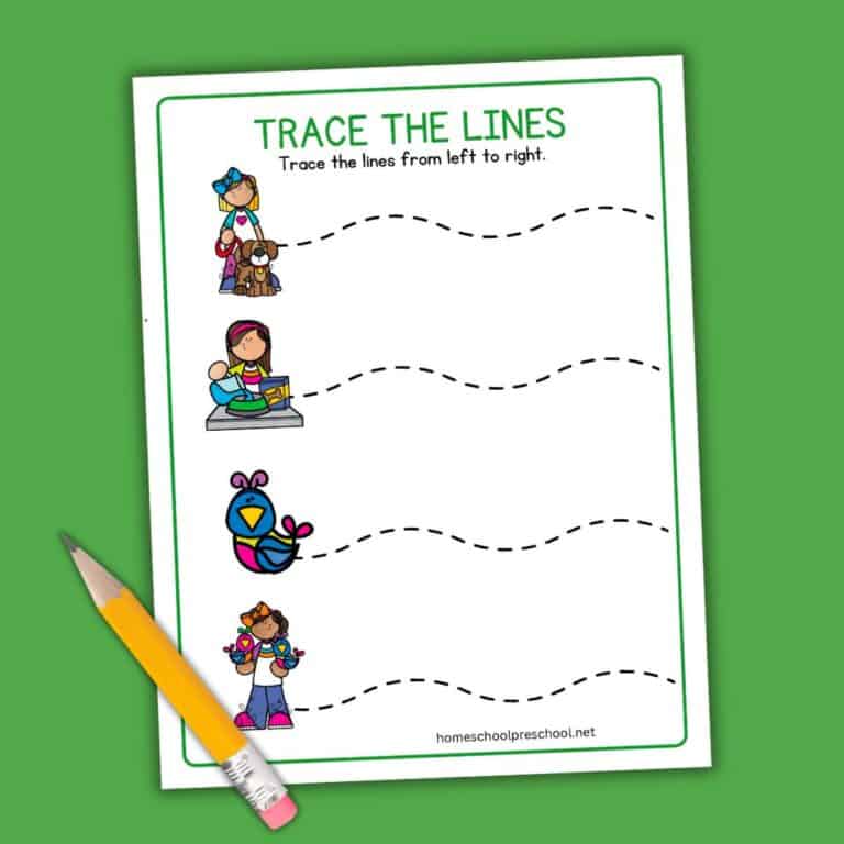 Boost Skills with Pet Line Tracing Worksheets for Kids