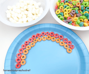 Easy & Fun Rainbow Snack for Preschool Learners