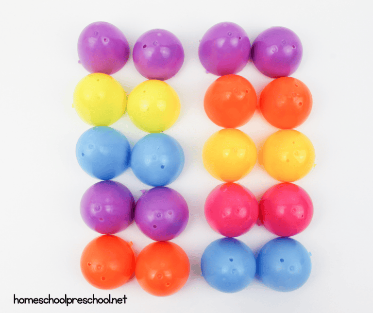 Fun Easter Eggs Rhyming Words Game for Kids