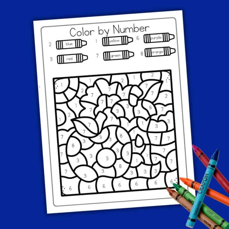 Fruit Color by Number Worksheets - Free & Fun