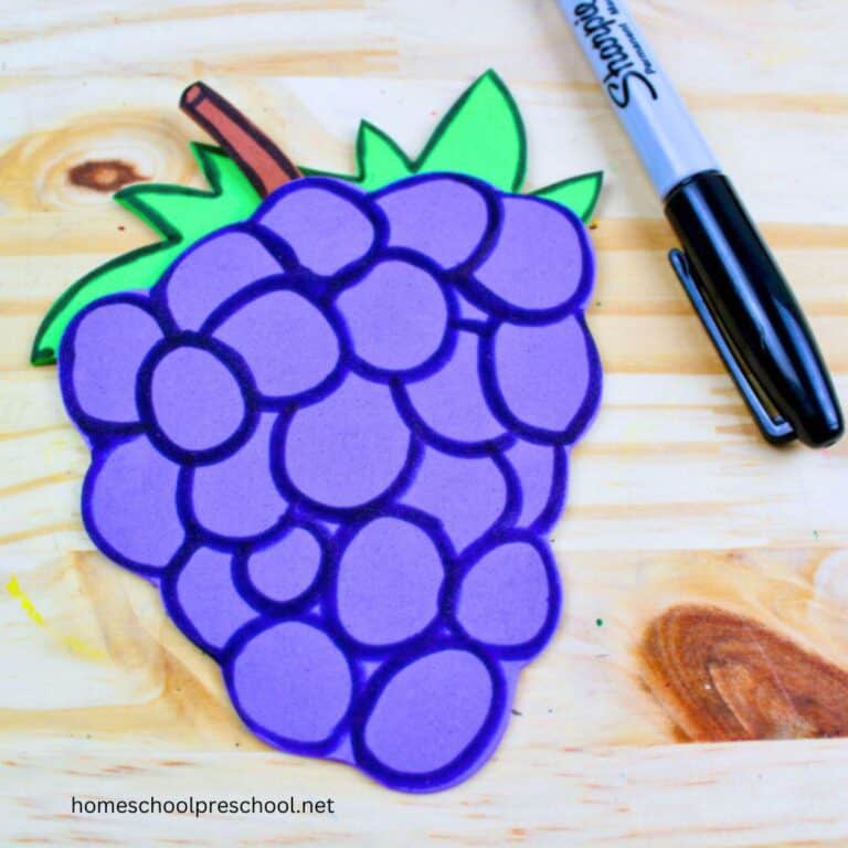 G is for Grapes Craft: Fun Preschool Activities