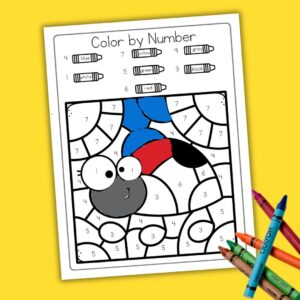 Color by Number Ladybug Worksheets - Free Printables